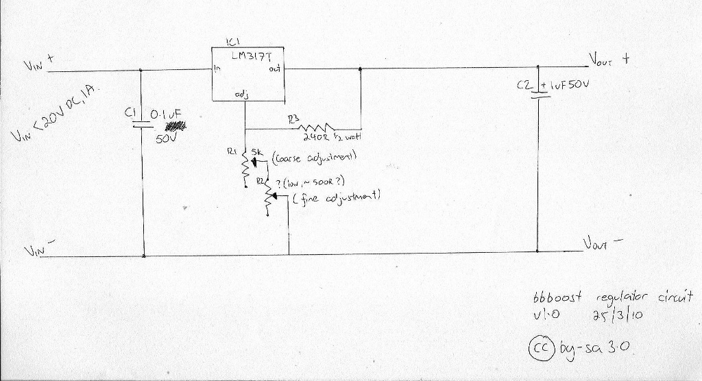 basic regulator circuit – tronixstuff.com