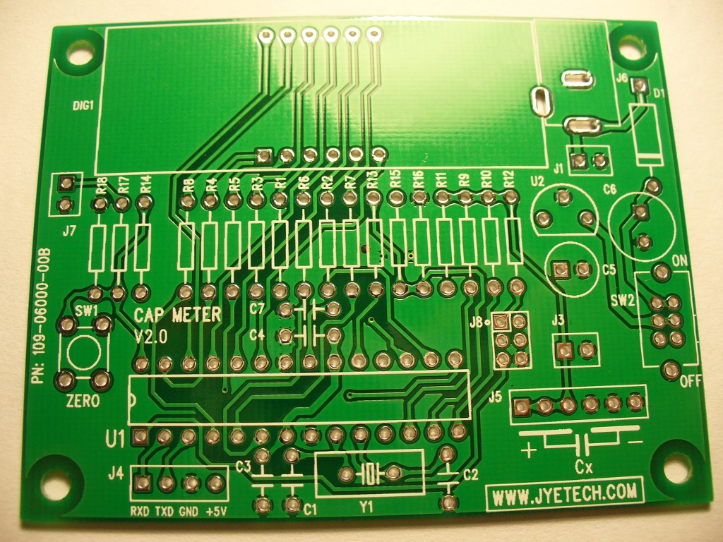 silk screened PCB – tronixstuff.com
