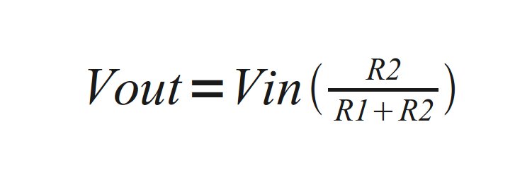 voltage divider formula – tronixstuff.com