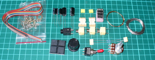 Dick Smith Electronics K5008 Stereo Amplifier Kit components ...