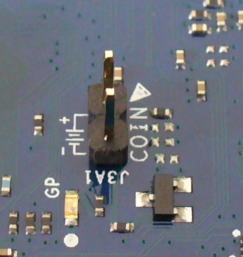 Intel Galileo RTC battery jumpers – tronixstuff.com