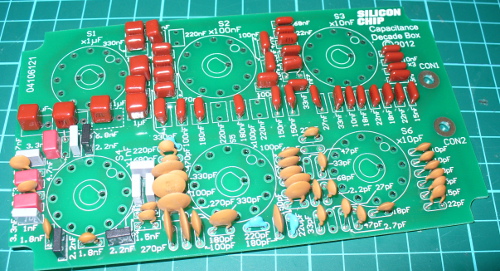 capacitance substitution box half finished – tronixstuff.com